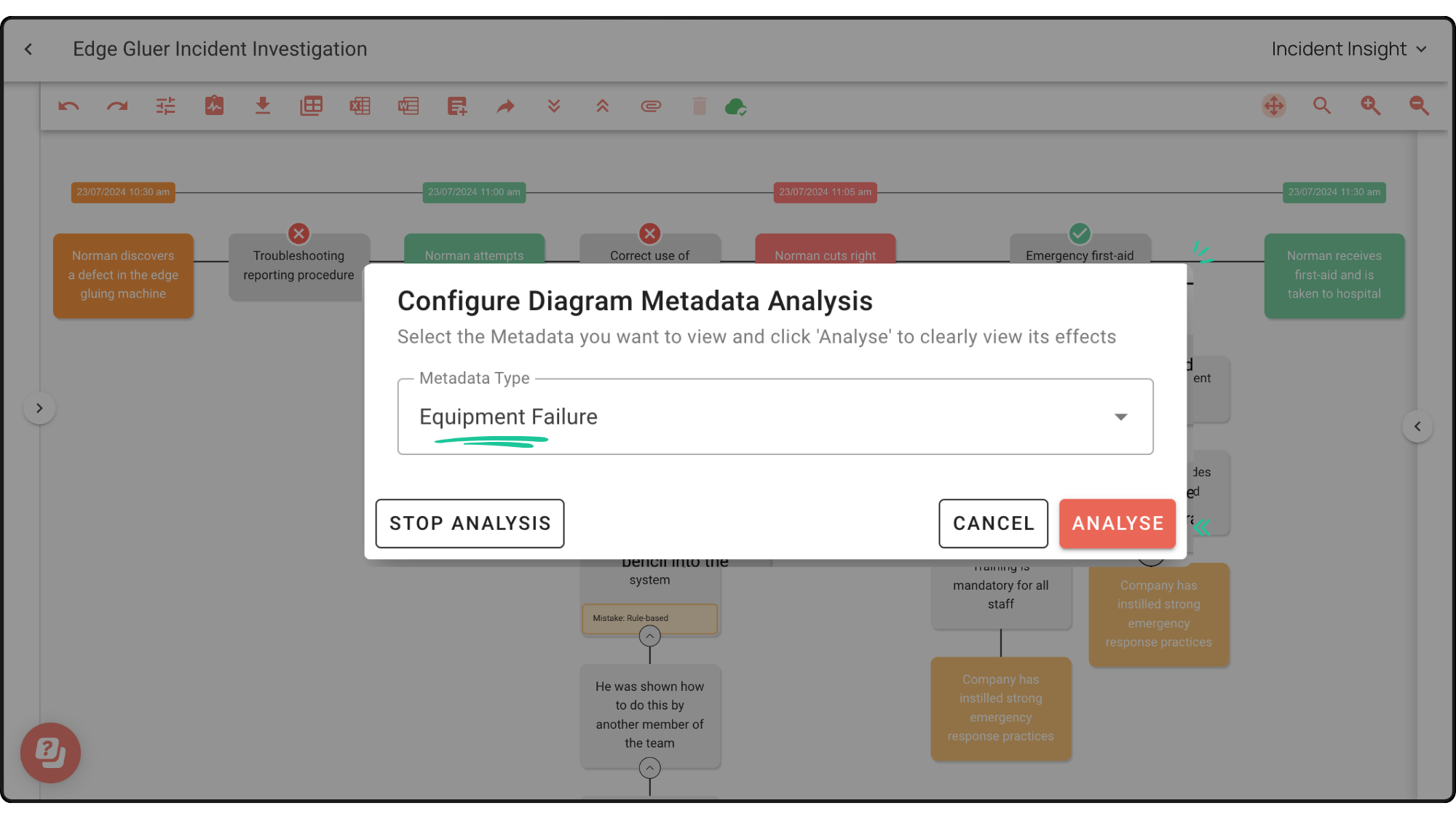 Use analyse mode | Bowtie Master