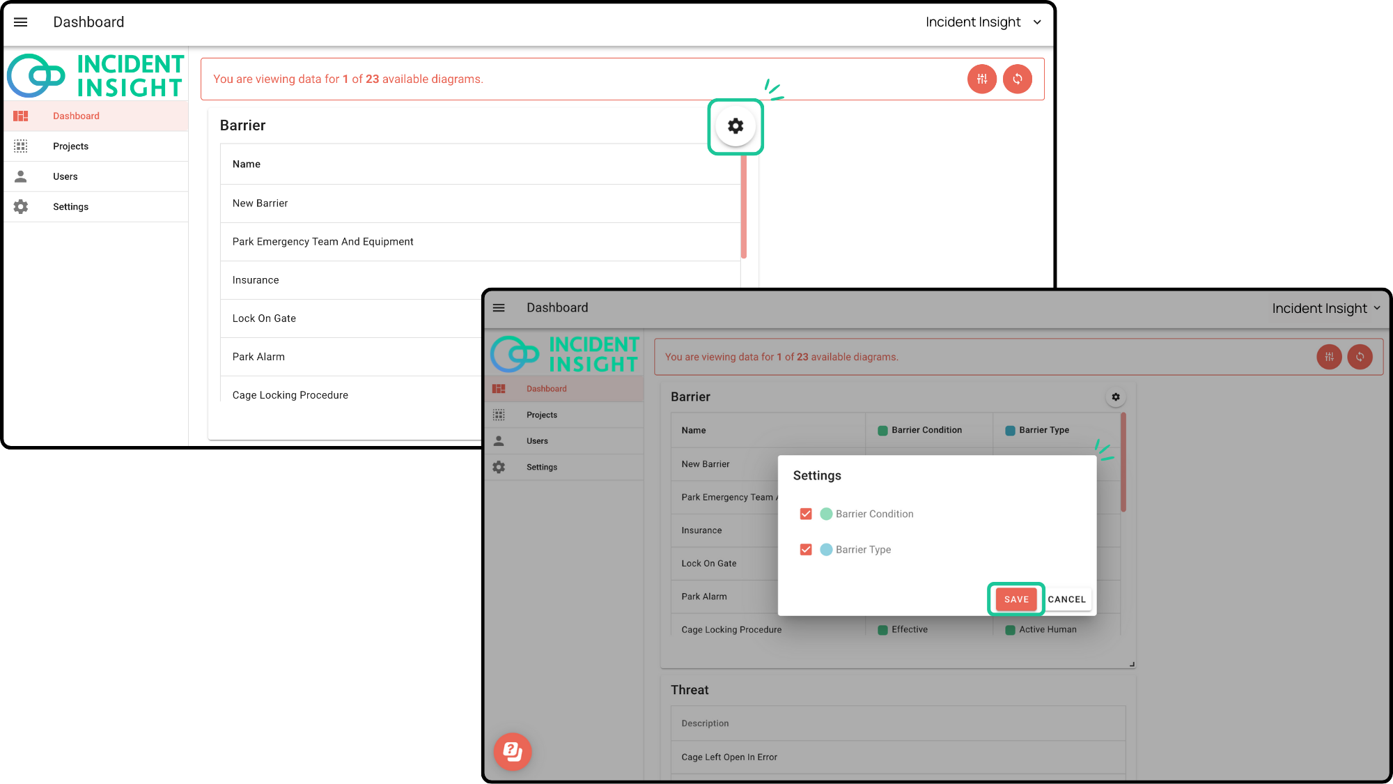 Configuring your Dashboard - Incident Investigation Software (Free Trial) | Root Cause Analysis