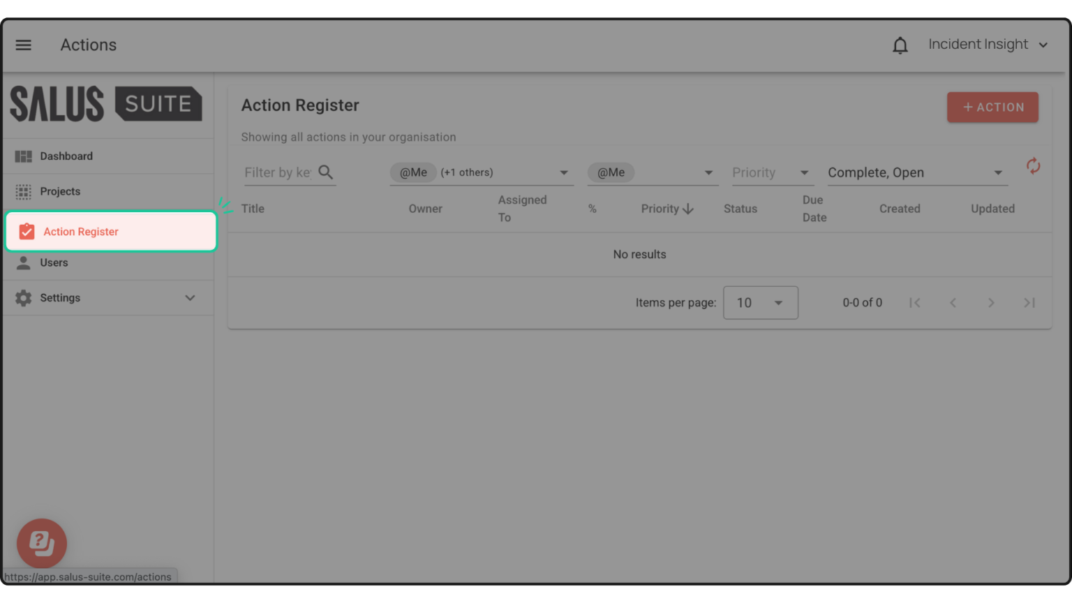 Assign actions with Action Register - Incident Investigation Software ...
